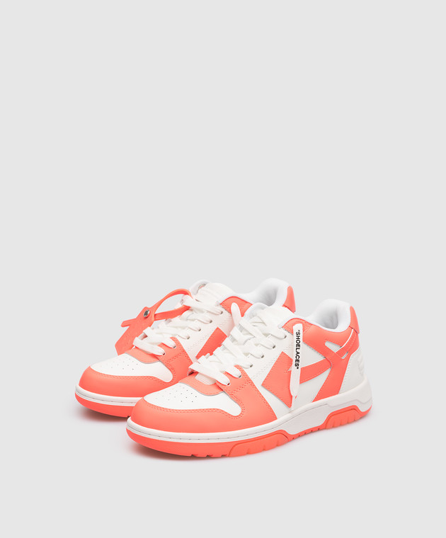 Off-White - Белые кроссовки Out Of Office с логотипом OWIA259S23LEA001 ...