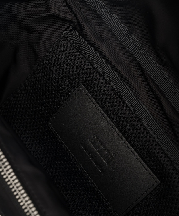 Ami Alexandre Mattiussi - Black logo waist bag ULL160902 - buy with ...