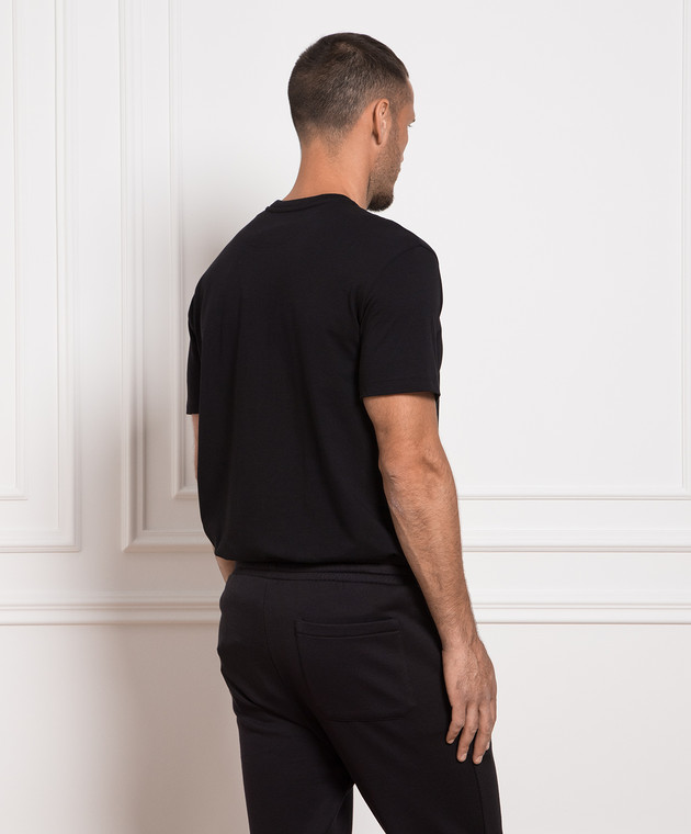 Valentino - Черная футболка с принтом логотипа VLTN 3V3MG10V96P купить ...