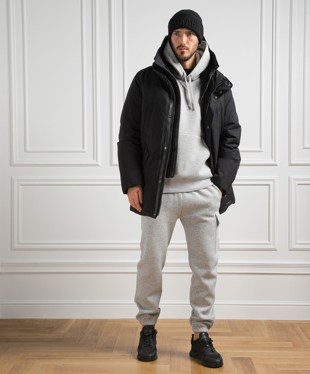 Mackage - Сірі меланжеві джогери Marvin-V з фактурним логотипом MARVINV ...