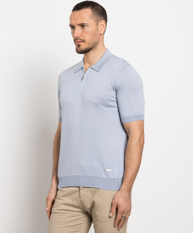 Enrico Mandelli - Blue polo KEYWES5134 - buy with Czech Republic ...