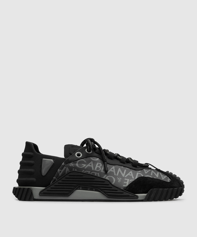 Dolce&Gabbana - Black NS1 logo combo sneakers CS1810AM998 - buy with ...