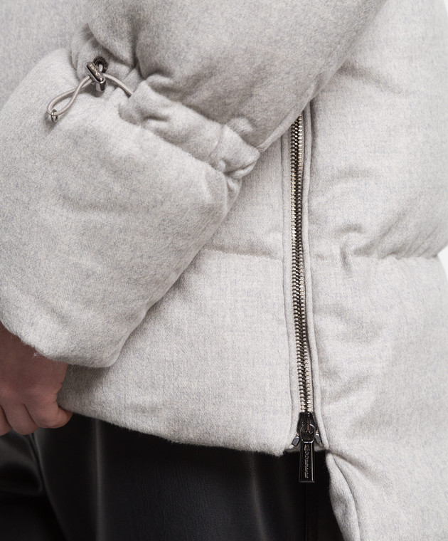 MooRER - Gray down jacket MADEIRA-LS9 MADEIRALS9 - buy with Croatia ...