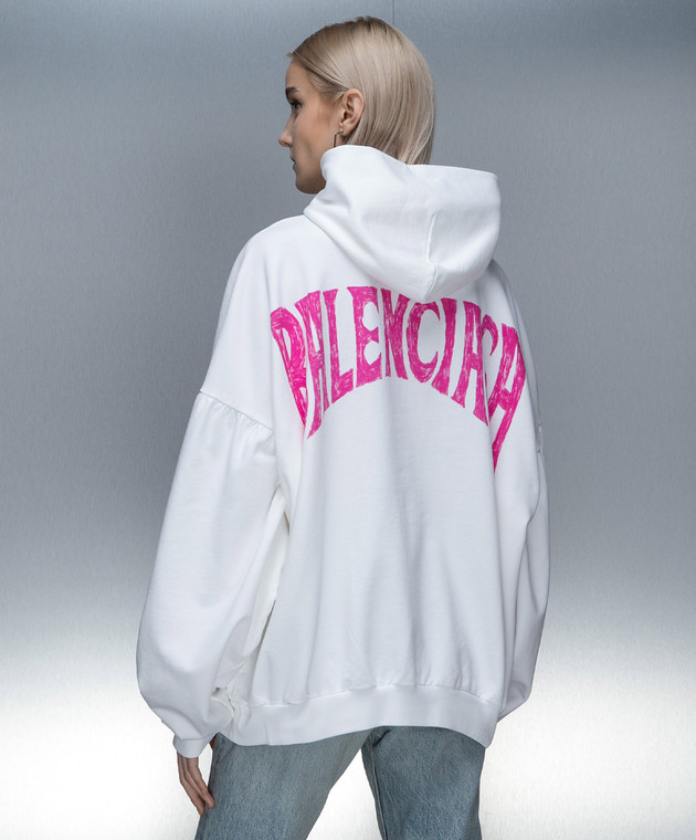Balenciaga - Белые худи с принтом PARIS TROPICAL 761458TPVM1 купить в ...