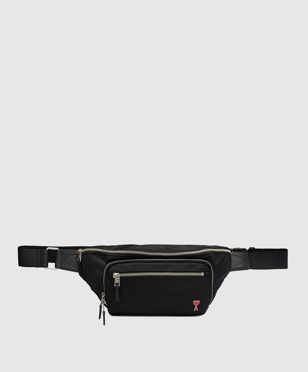 Ami Alexandre Mattiussi - Black logo waist bag ULL160902 - buy with ...