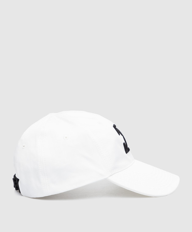 Off-White - Белая кепка с контрастной вышивкой логотипа Arrow ...