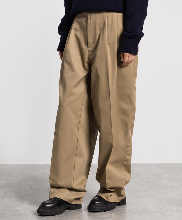 Maison Margiela - Brown Pendleton combo pants S29KA0383S54042 - buy ...