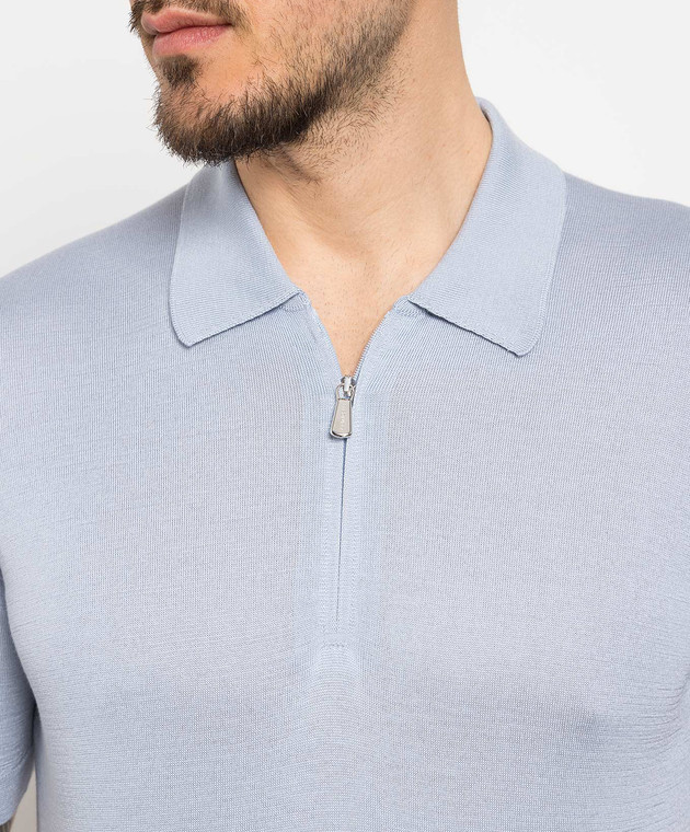 Enrico Mandelli - Blue polo KEYWES5134 - buy with Czech Republic ...