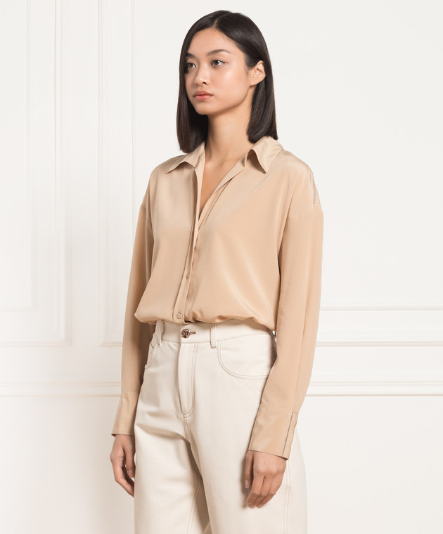 Peserico - Beige silk shirt S0680707325 - buy with Czech Republic ...