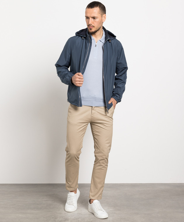 Enrico Mandelli - Blue polo KEYWES5134 - buy with Czech Republic ...