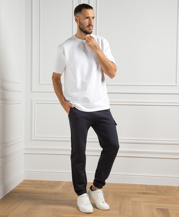Mackage - Сині джогери Marvin-V з фактурним логотипом MARVINV купити в ...