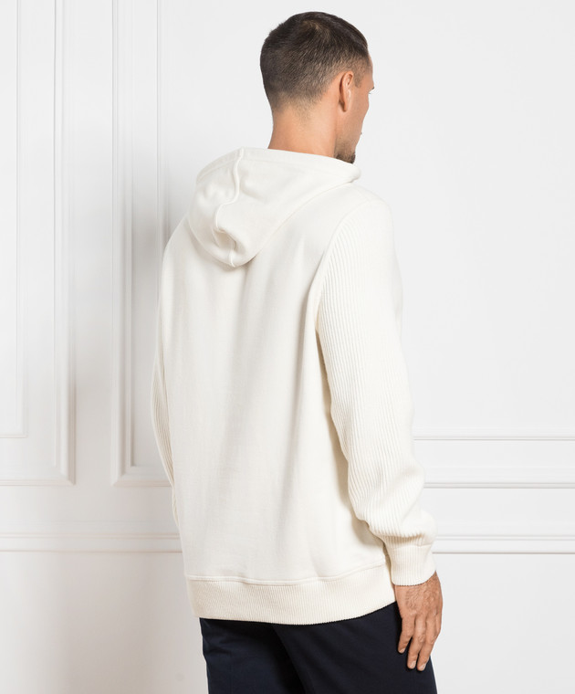 Brunello Cucinelli - Белые худи MTU239051G купить в Symbol
